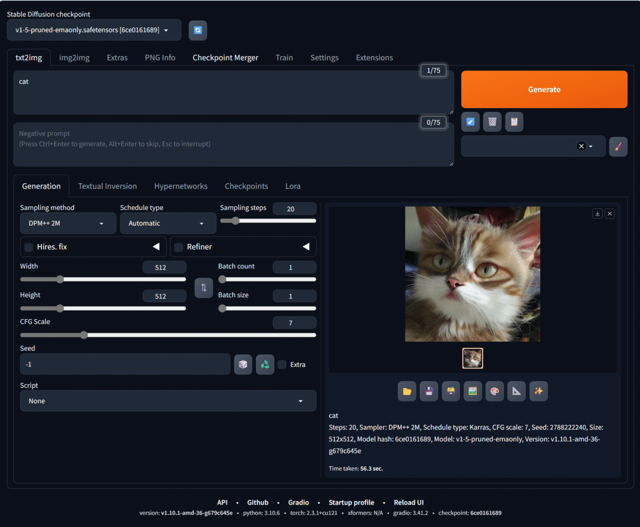 AMD Ryzen AI Max+ 395(strix halo)搭載 EVO X2でStable Diffusion WebUIを動かす | みかんパートナーズ